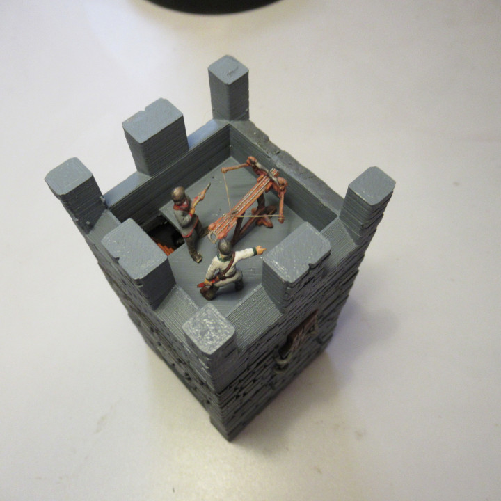 3D Printable Roman-Style Wall and Gate by Alf Scherer