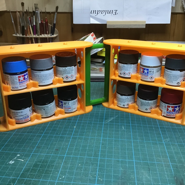 3D Print of COCOLOR - FOR TAMIYA AND MR.HOBBY ACRYLIC COLORS by thelog