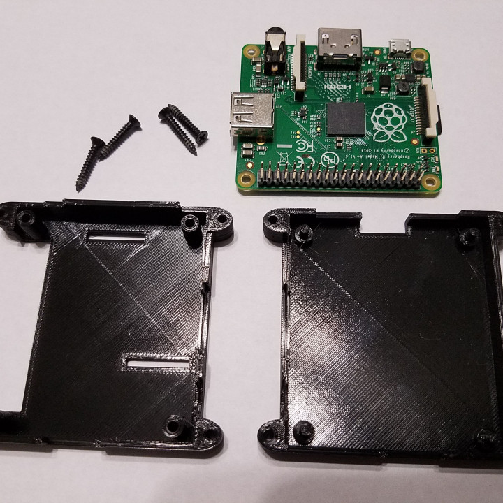 3D Printable RPi A+ Case by Larry Rex Sellens