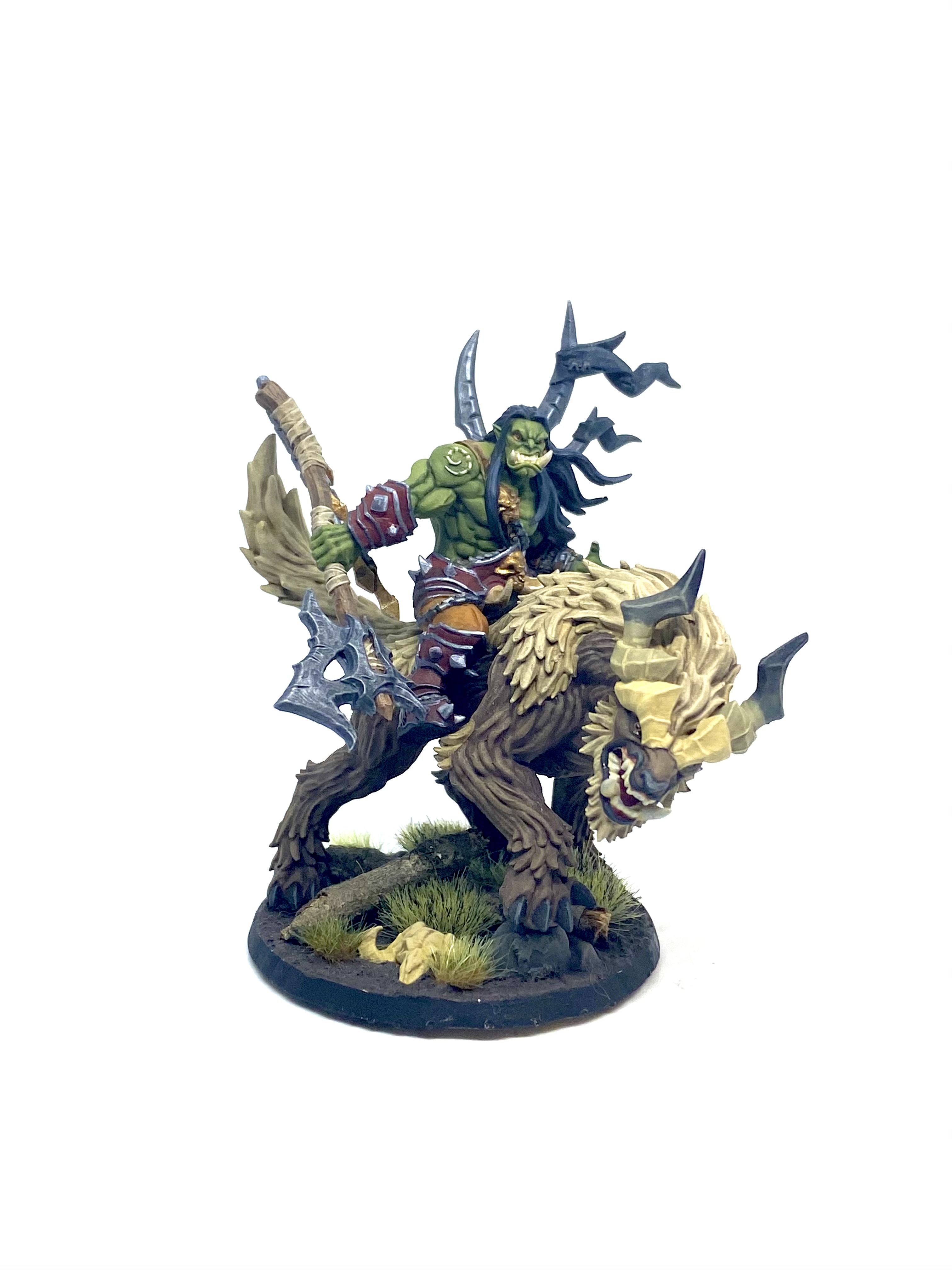 3D Printable Gorefang the Worg & Mounted Heroes by Artisan Guild