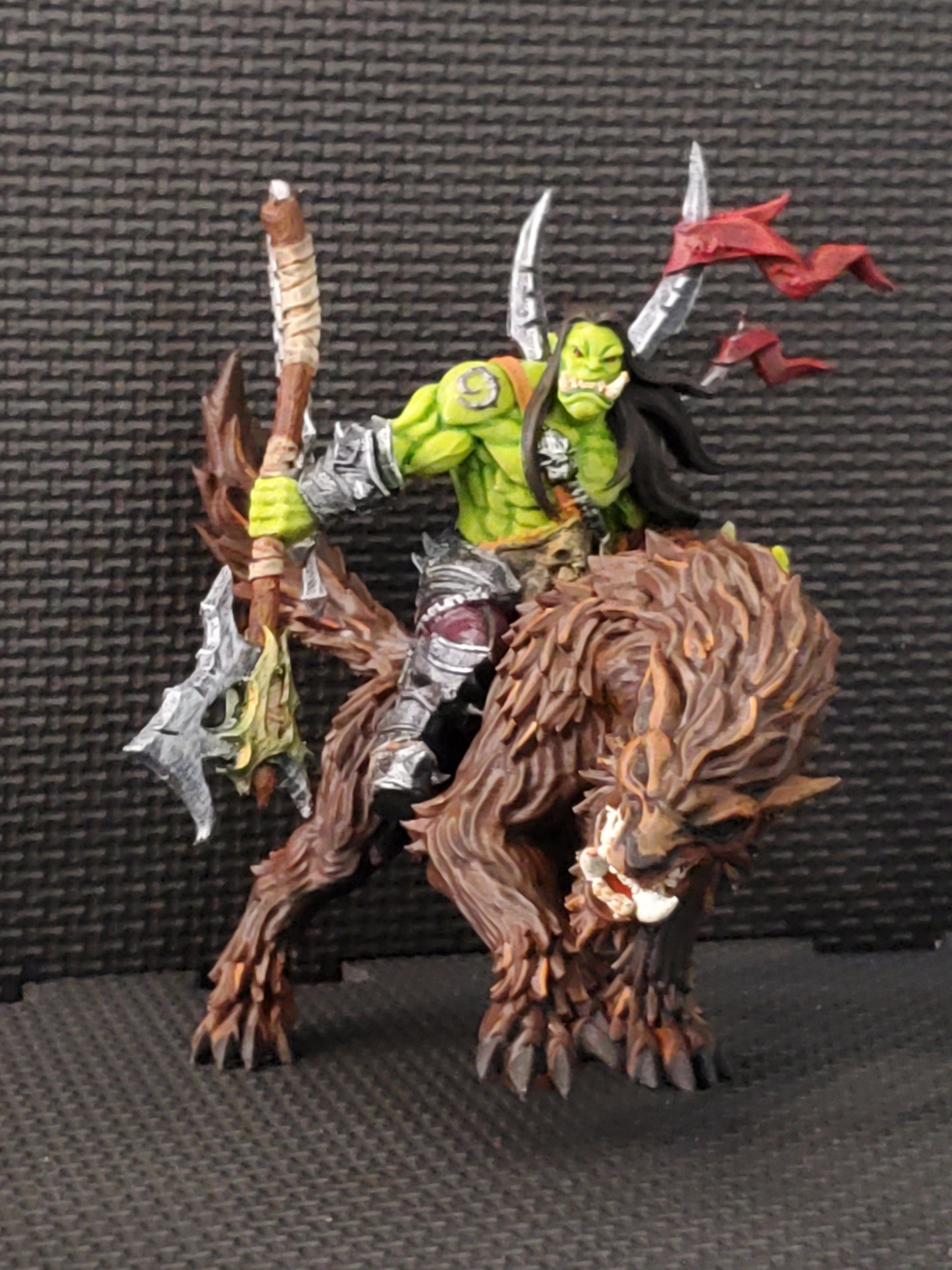 3D Printable Gorefang the Worg & Mounted Heroes by Artisan Guild
