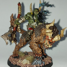 3D Printable Gorefang the Worg & Mounted Heroes by Artisan Guild