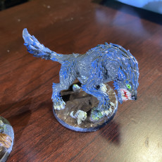 3D Printable Gorefang the Worg & Mounted Heroes by Artisan Guild