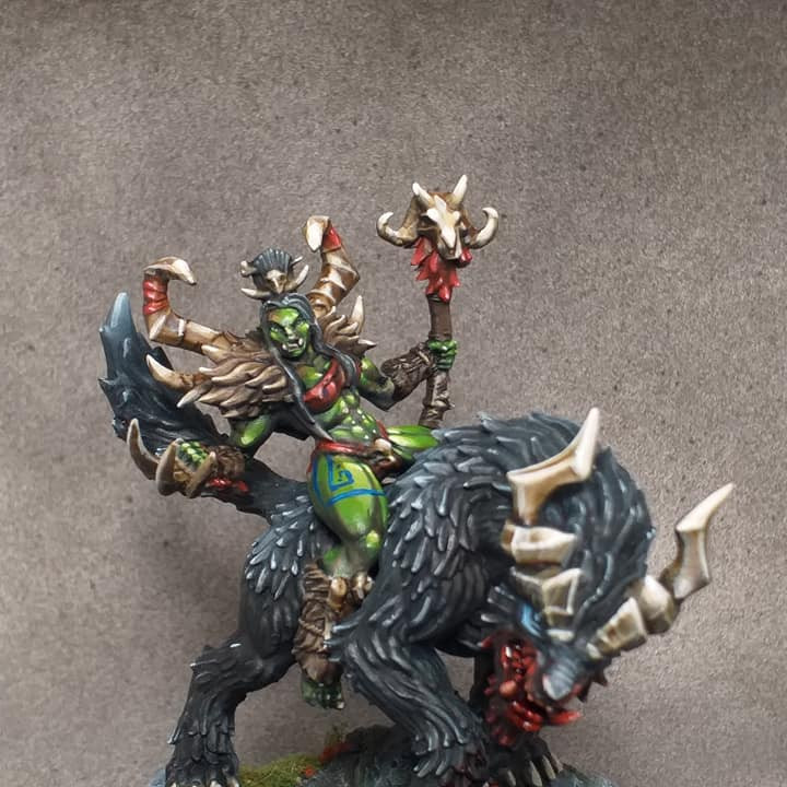 3D Printable Gorefang the Worg & Mounted Heroes by Artisan Guild
