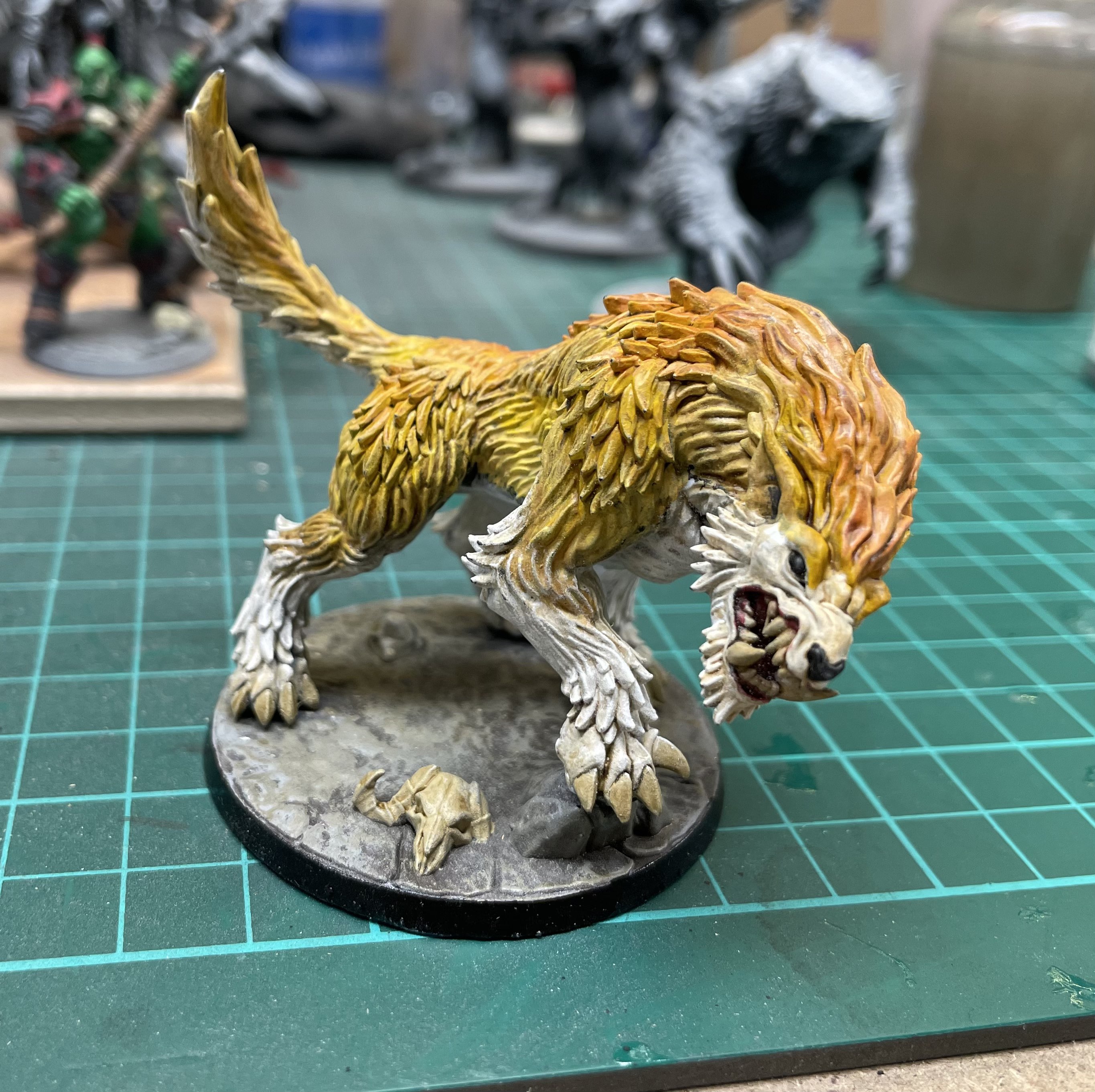 3D Printable Gorefang the Worg & Mounted Heroes by Artisan Guild