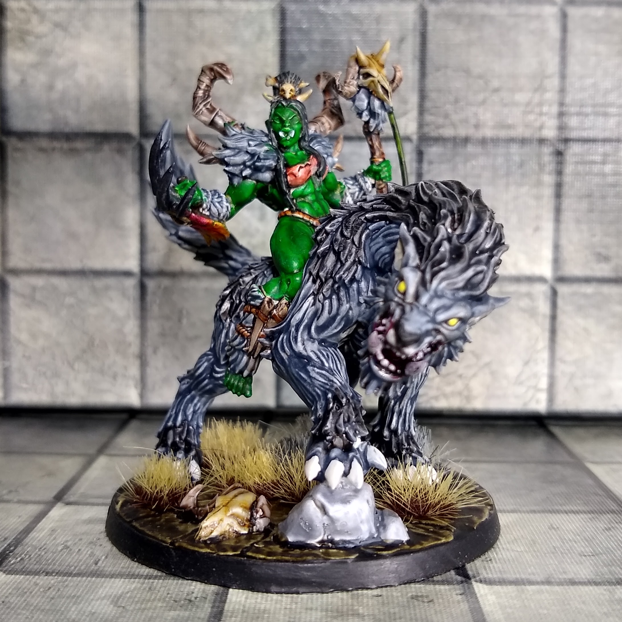 3D Printable Gorefang the Worg & Mounted Heroes by Artisan Guild