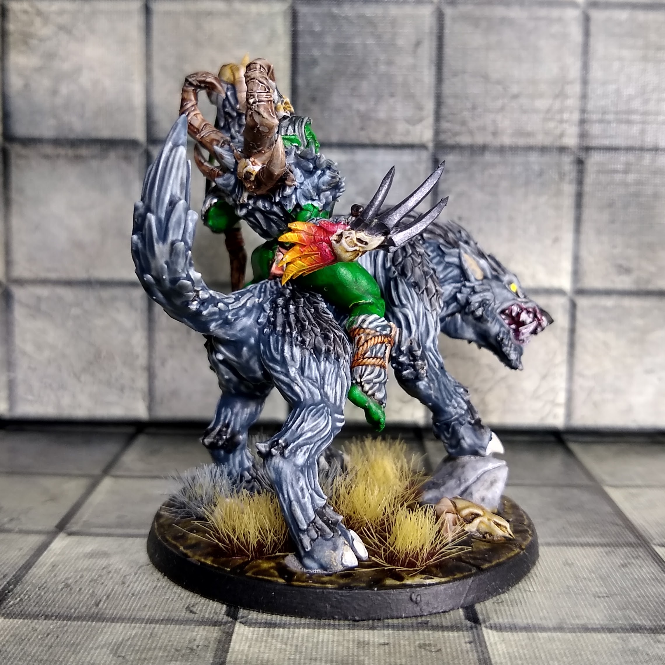 3D Printable Gorefang the Worg & Mounted Heroes by Artisan Guild