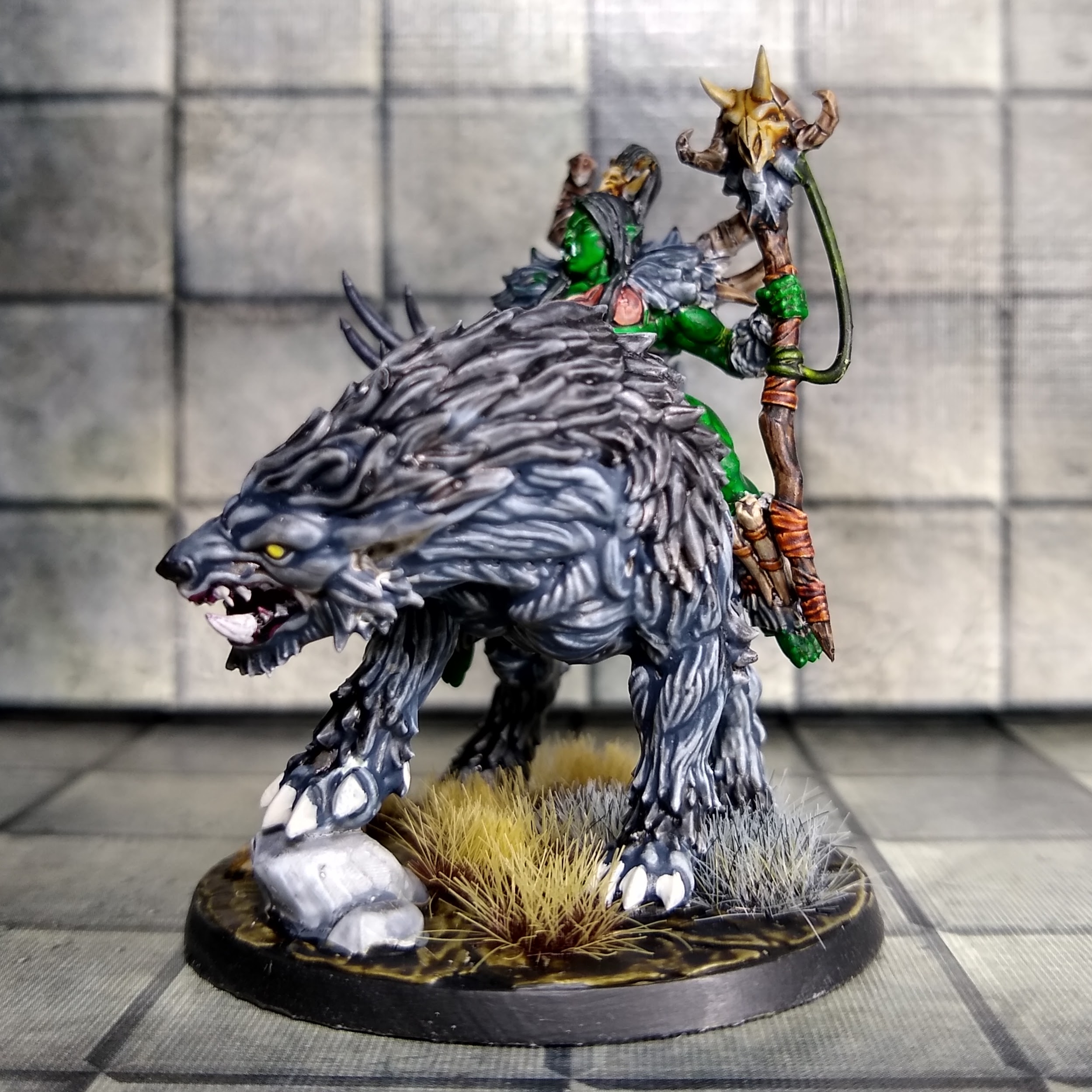 3D Printable Gorefang the Worg & Mounted Heroes by Artisan Guild