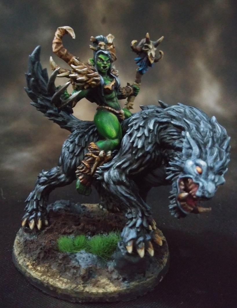 3D Printable Gorefang the Worg & Mounted Heroes by Artisan Guild