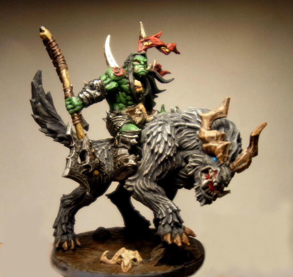 3D Printable Gorefang the Worg & Mounted Heroes by Artisan Guild