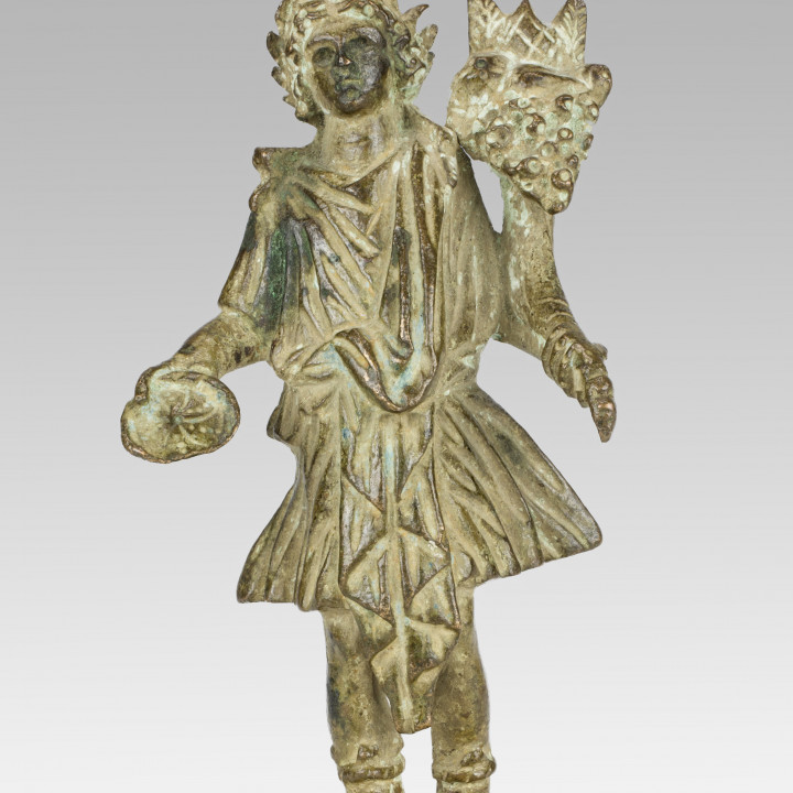 3D Printable Roman Lar Holding an Offering Patera by Mount Holyoke ...