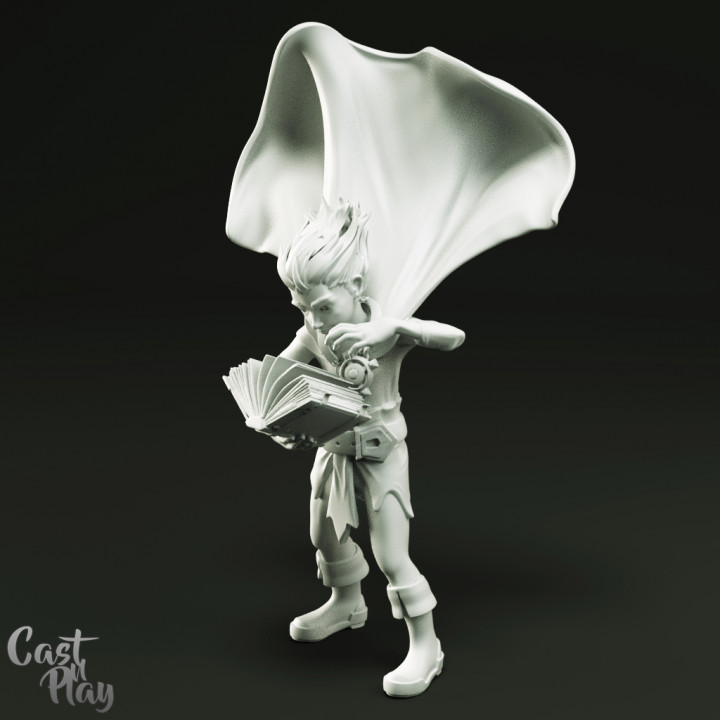 3D Printable Kid Wizard (Pre-Supported) by Cast n Play