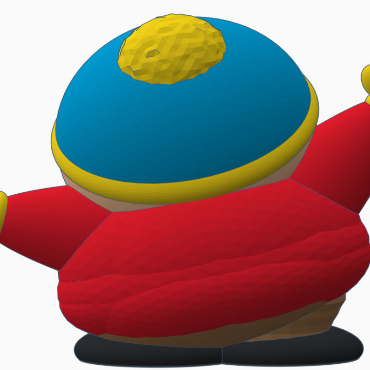 3D Printable Cartman/Cartman Cop by Cormac Calcaterra
