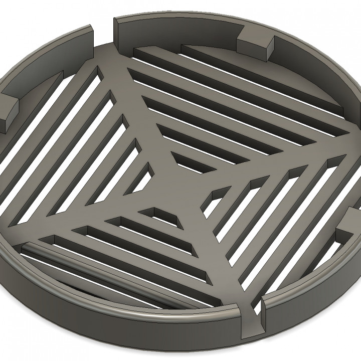 3D Printable Grille bain (bath grid) by Gortias