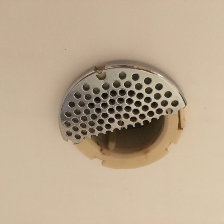 3D Printable Grille bain (bath grid) by Gortias