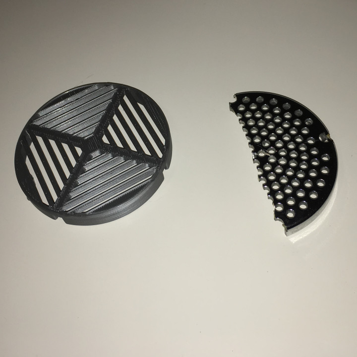 3D Printable Grille bain (bath grid) by Gortias