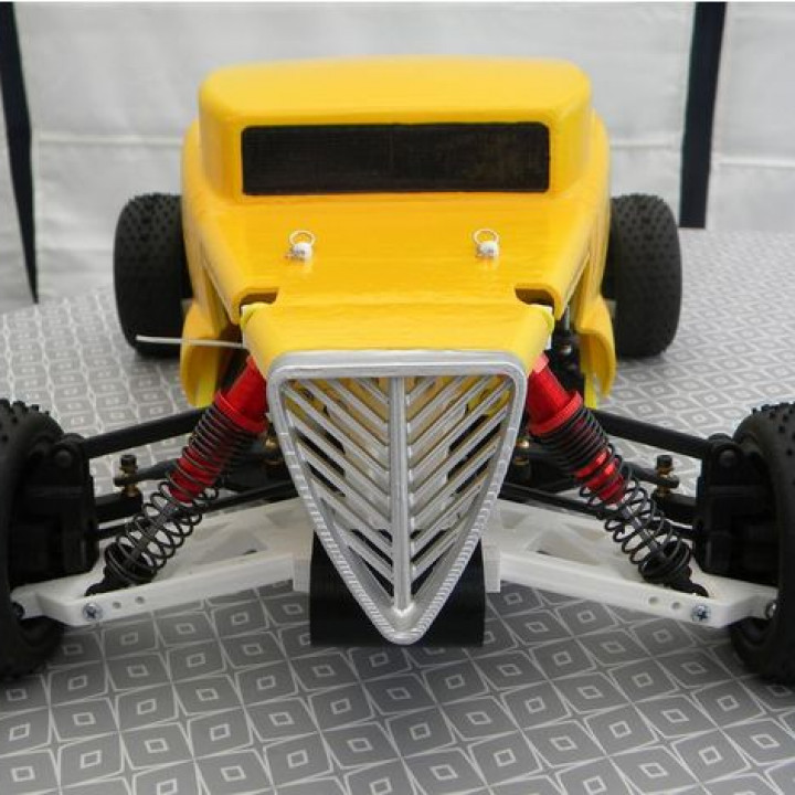 3D Printable Open RC truggy HOT ROD body by Pepa Mochr Vladik