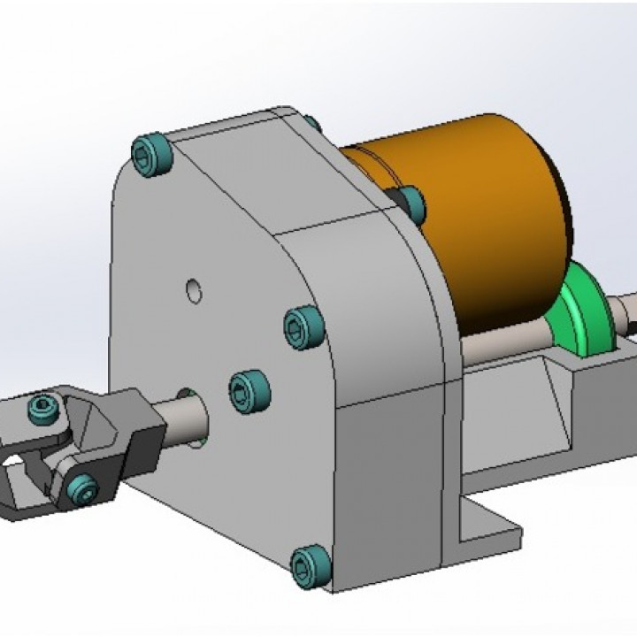 3D Printable Gearbox by Pepa Mochr Vladik