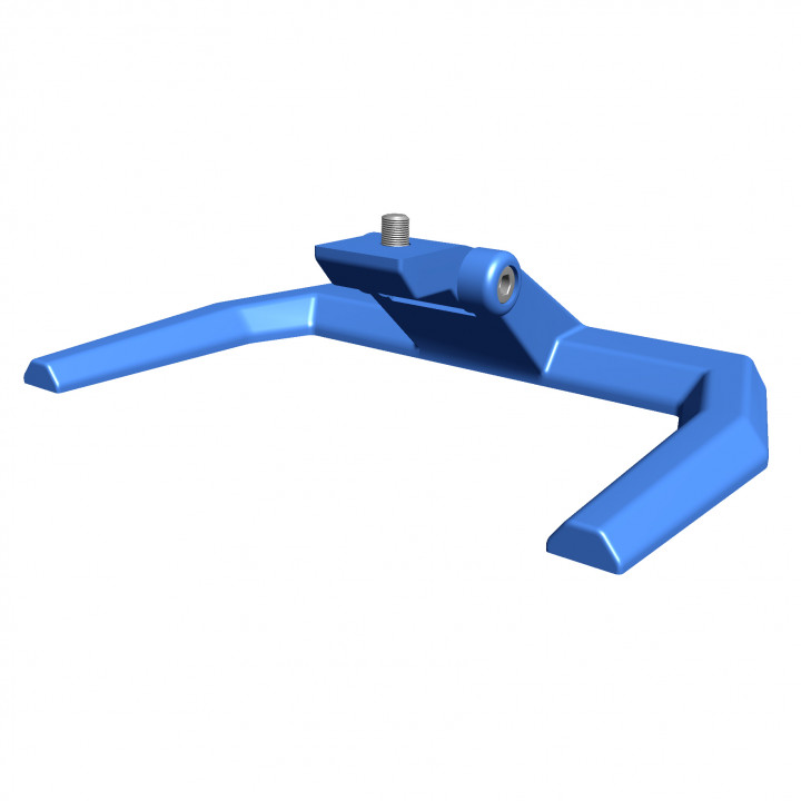 3D Printable Adjustable monitor stand by Tobias Jansson
