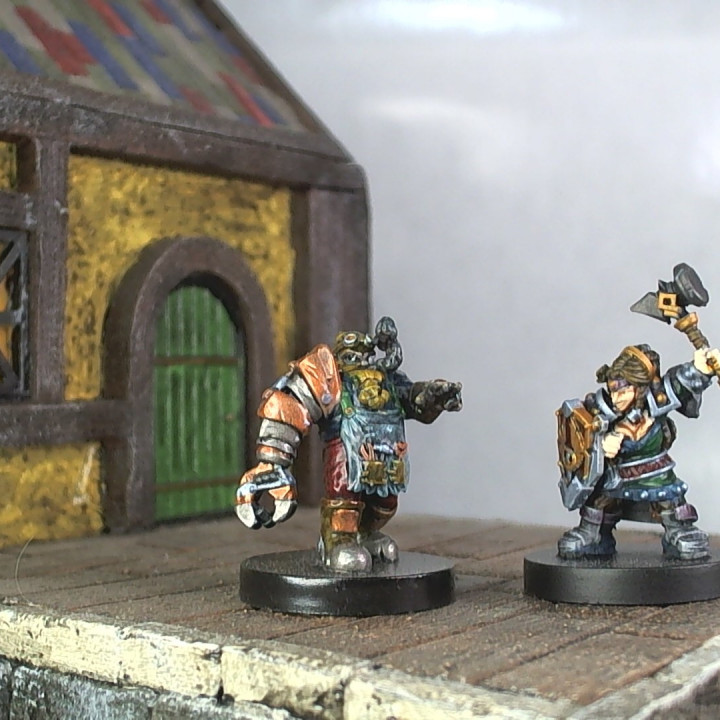 3D Print of Dwarven Engineer (Pre-Supported) by vGormless