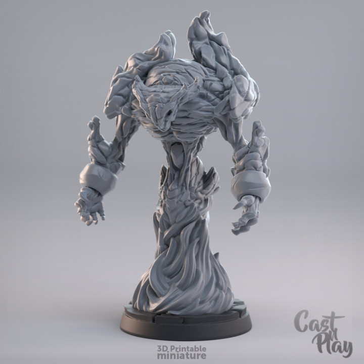 3D Printable Fire Elemental (Pre-Supported) by Cast n Play