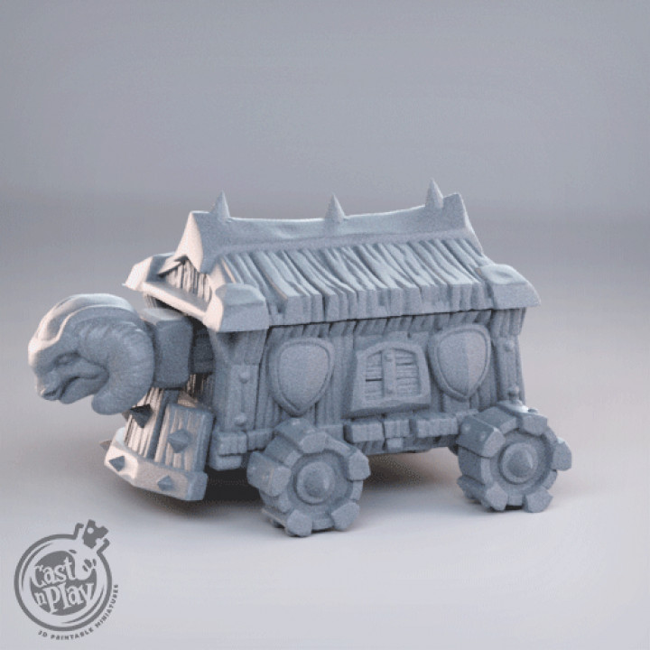 3D Printable Battle Ram (Pre-Supported) by Cast n Play