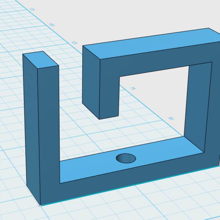3D Printable Cable Holder by Rick