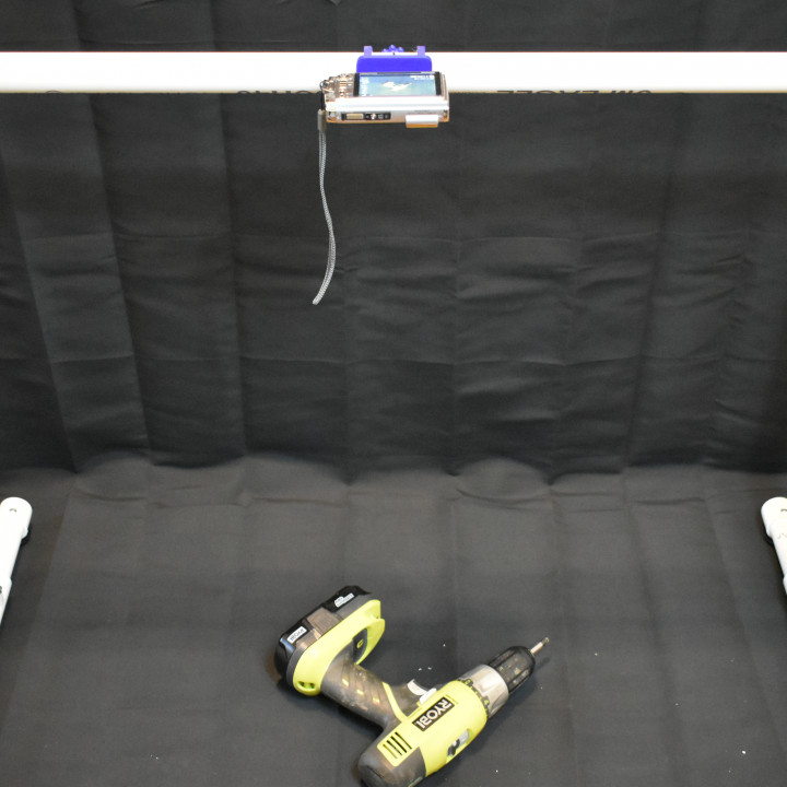 3D Printable Camera Mount Bracket for 1 inch PVC Overhead Camera Frame ...