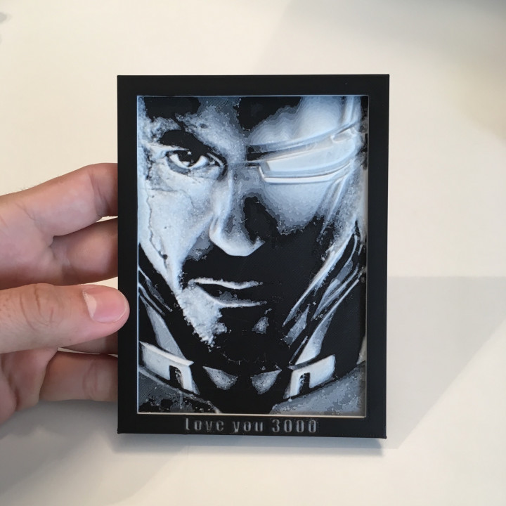 3D Printable Iron Man - Love you 3000 by David Klem