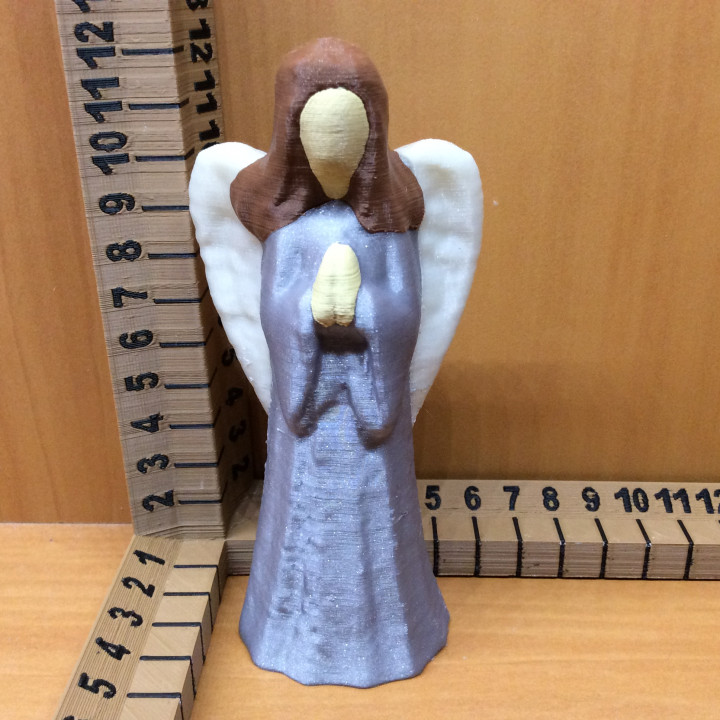 3D Printable Angel Ornamental Statue by Star Labs 3D, LLC