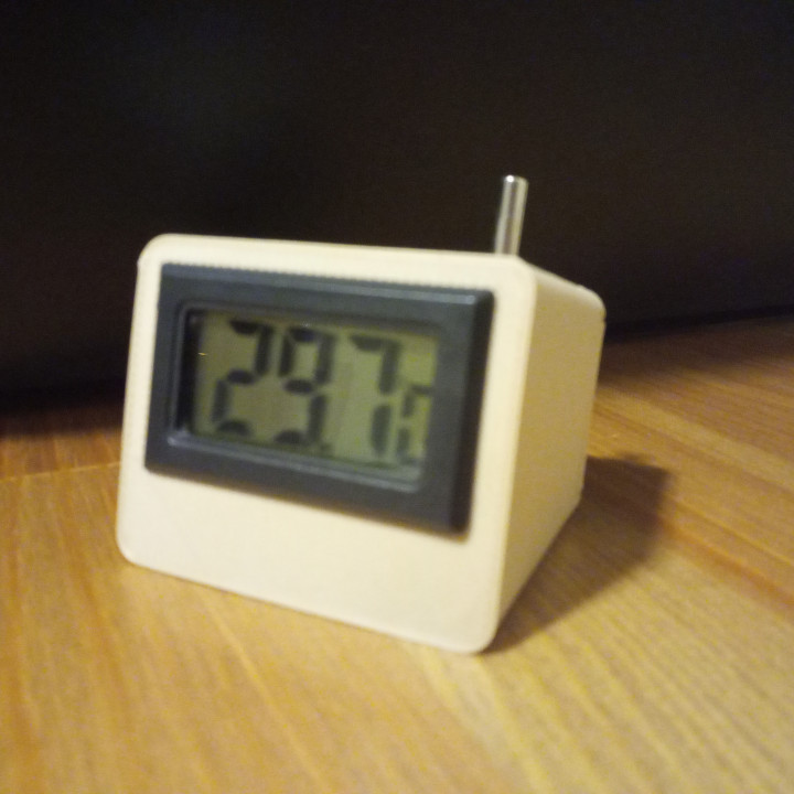 3D Printable Digital Thermometer Box by Kutluhan