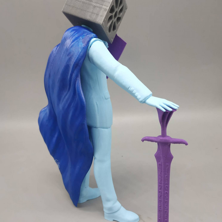 3D Printable Extruder-Man! by Selfi 3D