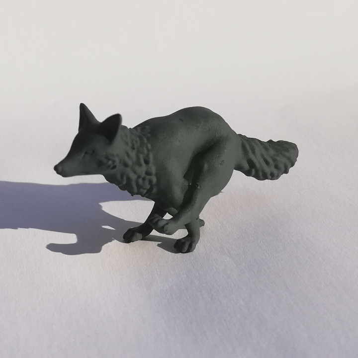 3D Printable War Fox Miniature (28mm) 2nd variant by Juhász Gergely