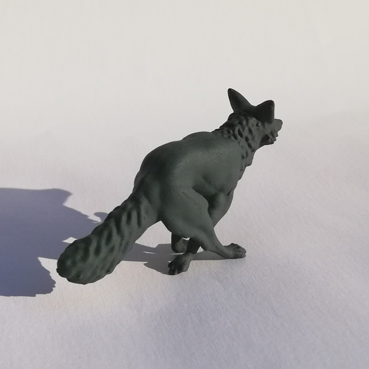 3D Printable War Fox Miniature (28mm) 2nd variant by Juhász Gergely