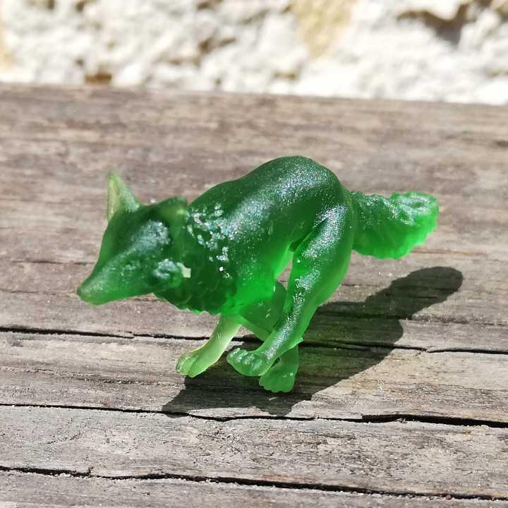 3D Printable War Fox Miniature (28mm) 2nd variant by Juhász Gergely