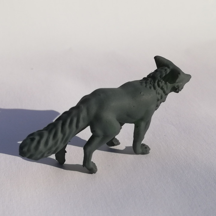 3D Printable War Fox Miniature (28mm) 3rd variant by Juhász Gergely