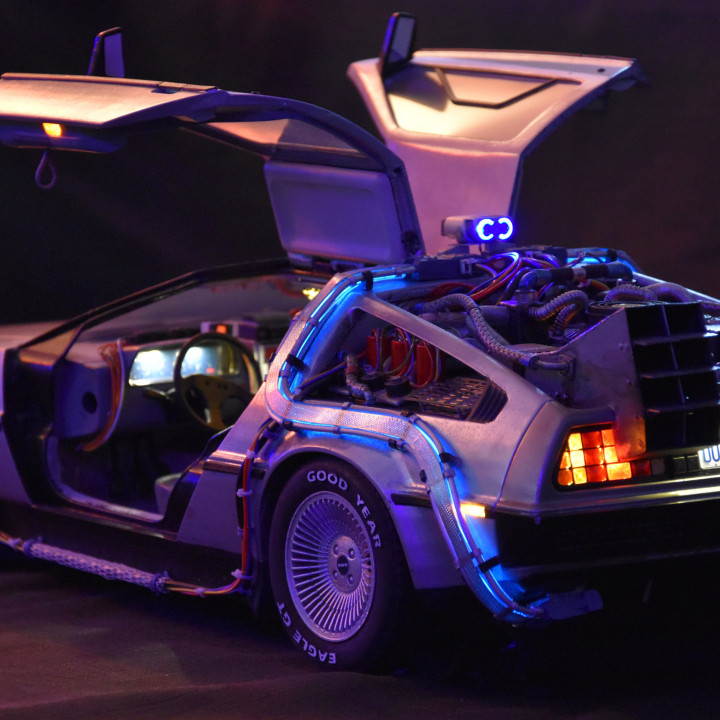 3D Printable Delorean 1-8 Scale Part Pacman 3D print by Did3D