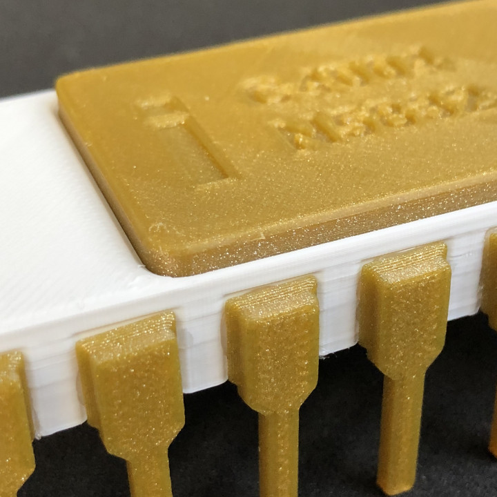 3D Printable Intel 4004 4-Bit Processor Replica by Robert K.