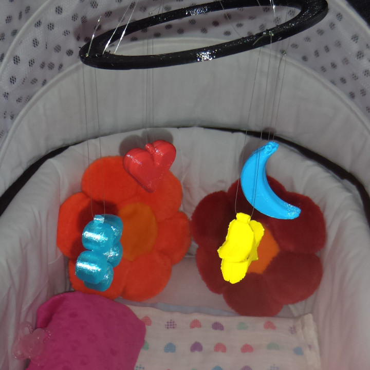3D Printable Crib Toys Small by SmileyFace28