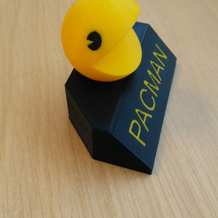 3D Printable PacMan Tribute_ Dual color by Stan Houben