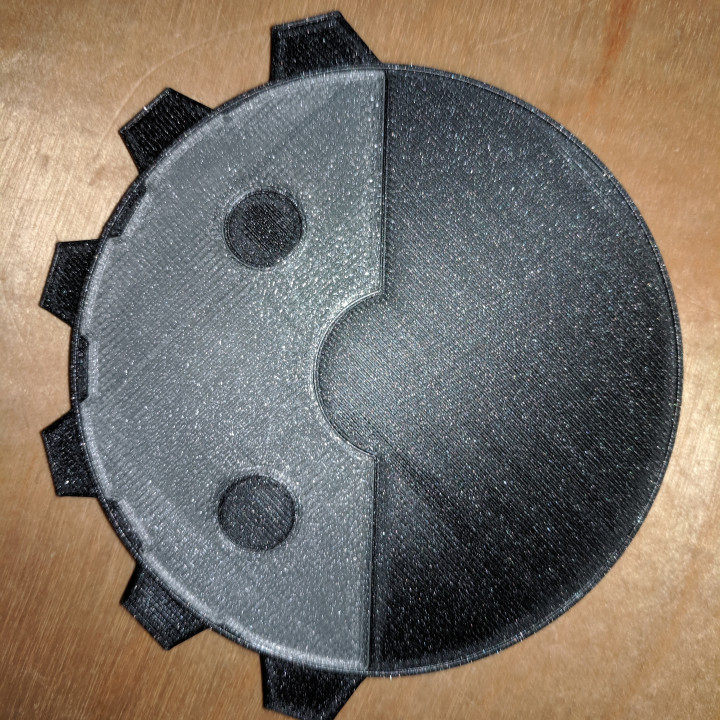 3D Printable Gear Coaster by Brandon Beller