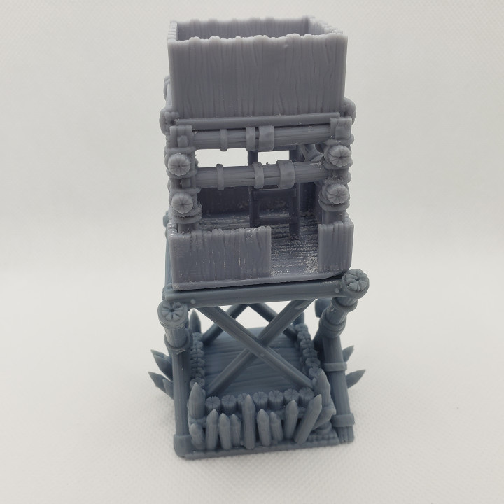 3D Print of Watchtower (Pre-Supported) by BaconuCrazy