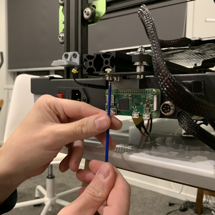 3D Printable RaspberryPi Zero W mount for Tevo Tarantula Pro by Miodrag ...