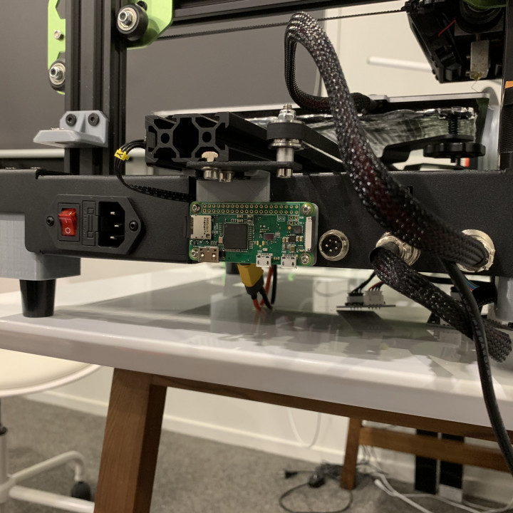 3D Printable RaspberryPi Zero W mount for Tevo Tarantula Pro by Miodrag ...