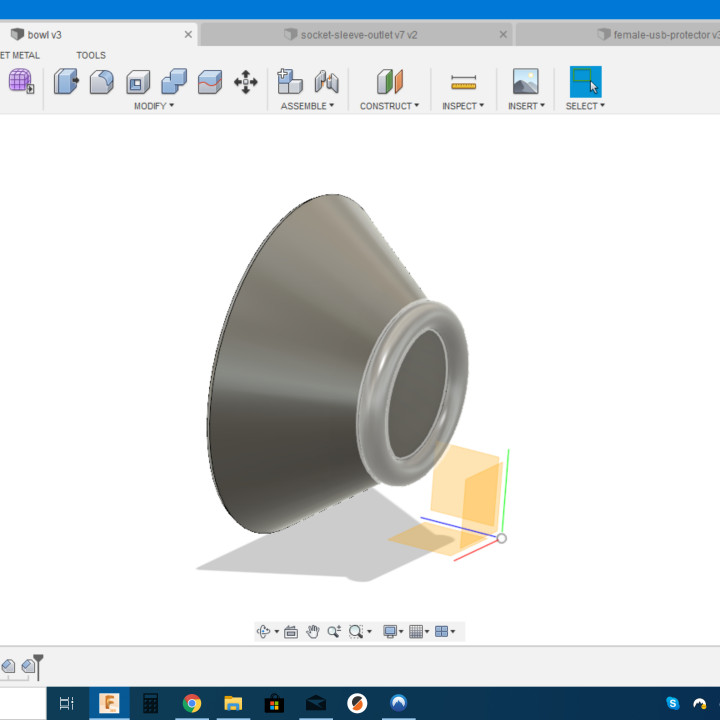 3D Printable Display Bowl by Brandon Beller