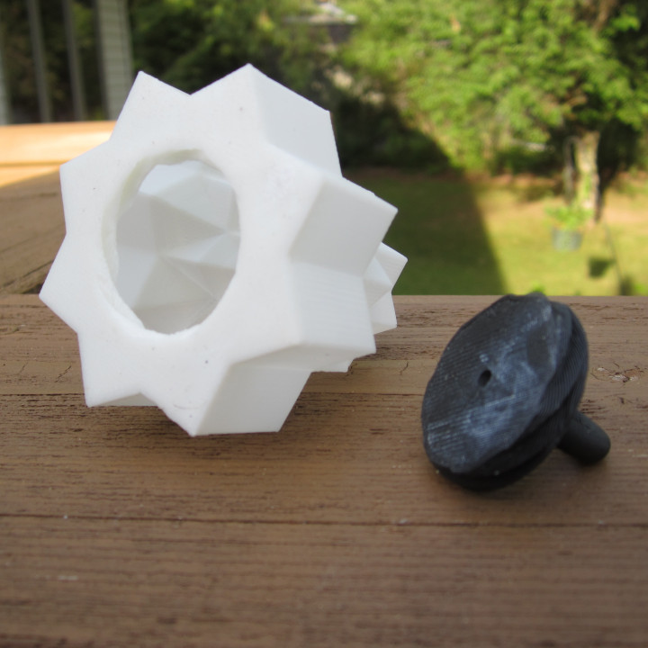 3D Printable Mini Deco Light by James Eckert