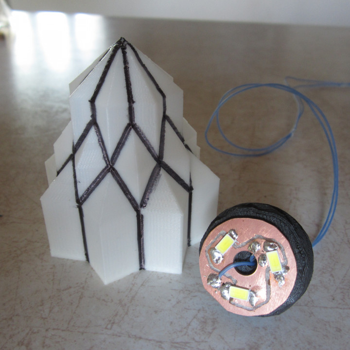 3D Printable Mini Deco Light by James Eckert