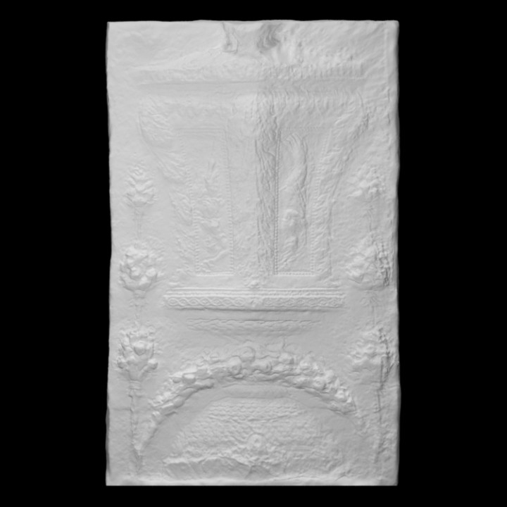 3D Printable Pilaster Panel by Victoria and Albert Museum, London