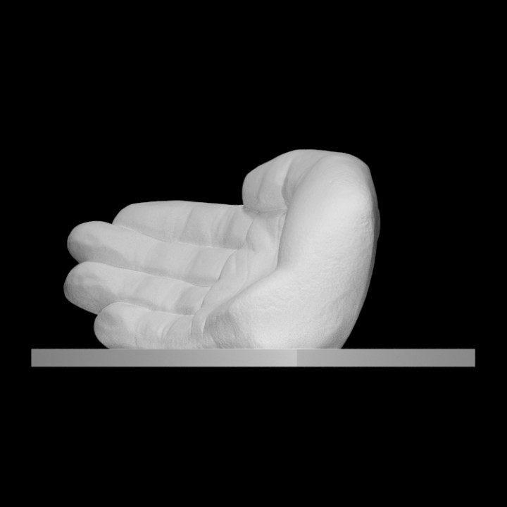 3D Printable De Hand by Scan The World