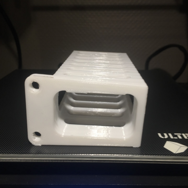 3D Printable Cloud key gen 2 rack mount by Redblock